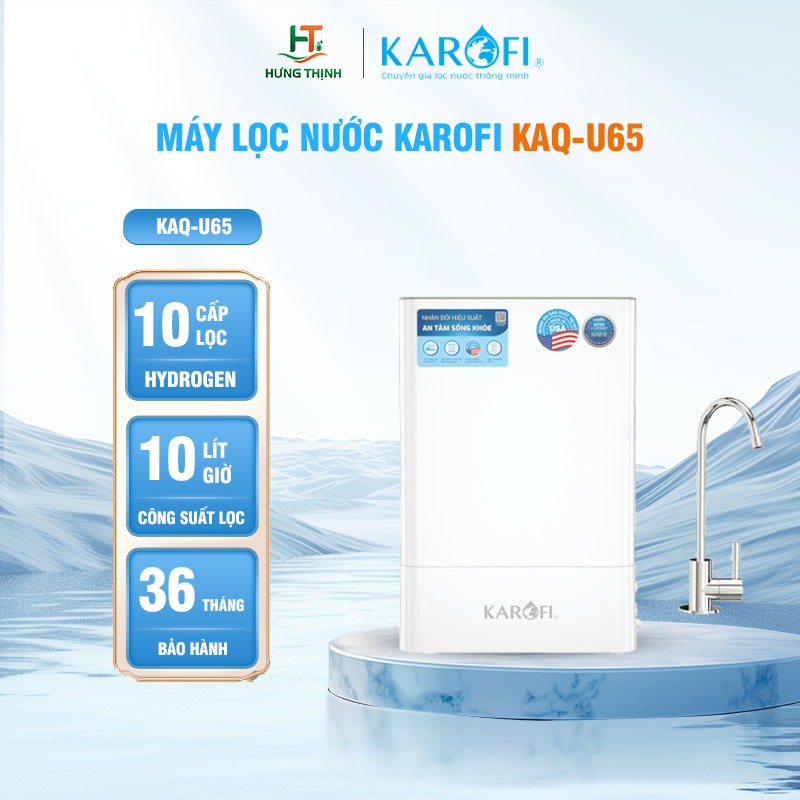 Máy Lọc Nước Karofi KAQ U65 10 Lõi Hiệu Suất Mạnh Mẽ Bảo Hành Chính ...
