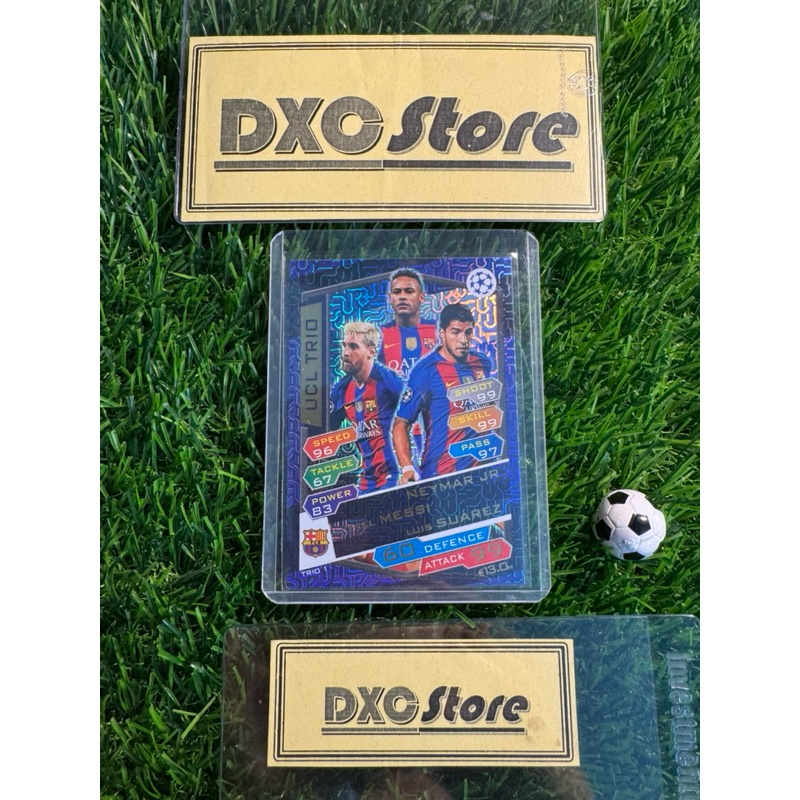 [ CHÍNH HÃNG ] - UCL TRIO - TOPPS MATCH ATTAX UCL 2016/2017 - NEYMAR ...