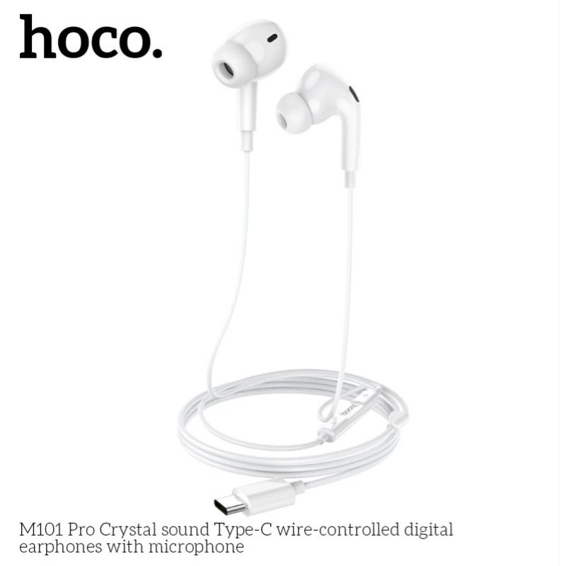 Tai nghe Có dây Hoco M101 và M101 Pro đầu cắm Type-c | Shopee Việt Nam