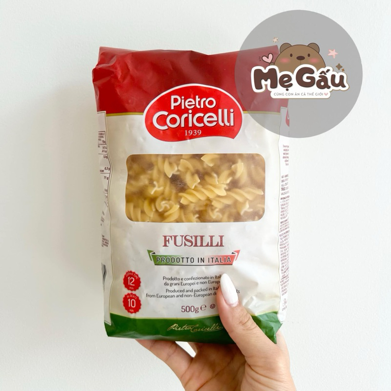 Nui Ý Penne Pietro Coricelli 500g dạng xoắn- dạng ống | Shopee Việt Nam