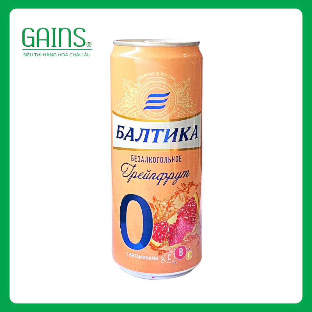 Thức Uống Không Cồn Baltika №0 Grapefruit - 330ml | Shopee Việt Nam