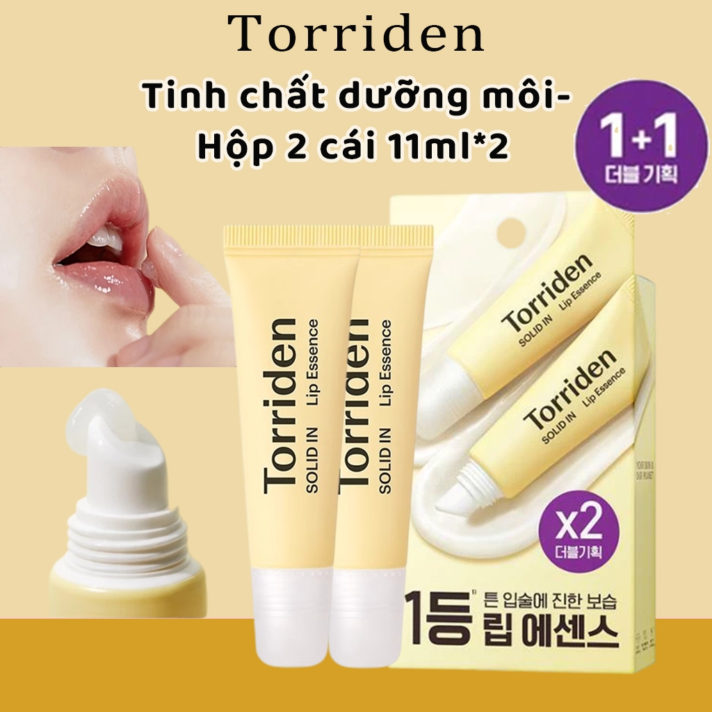 [Torriden Chính hãng] Hộp 2 cái Tinh Chất Dưỡng Môi Căng Mọng Cấp Ẩm SOLID IN chứa Ceramide，11ml ...