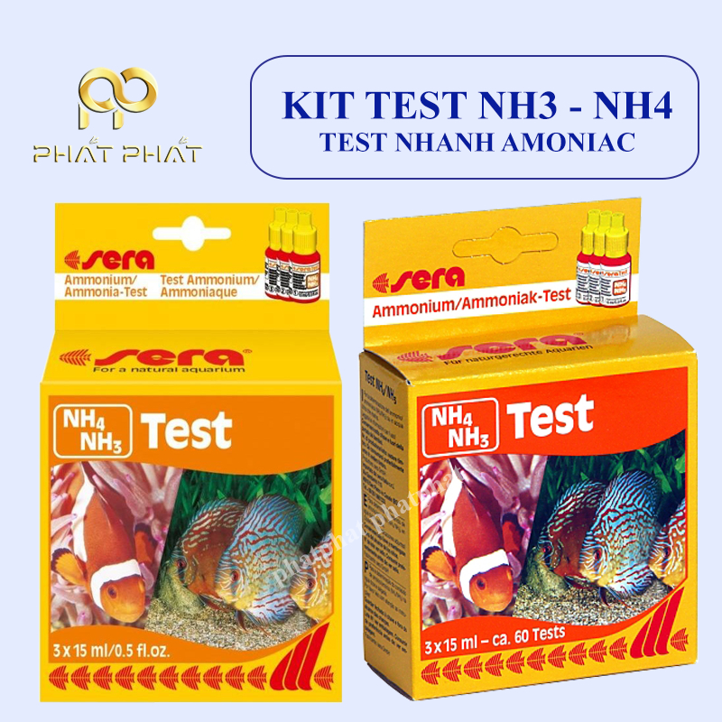 Kit test NH3 NH4, kit test Amoni Amoniac, bộ kiểm tra nồng độ Amoniac ...