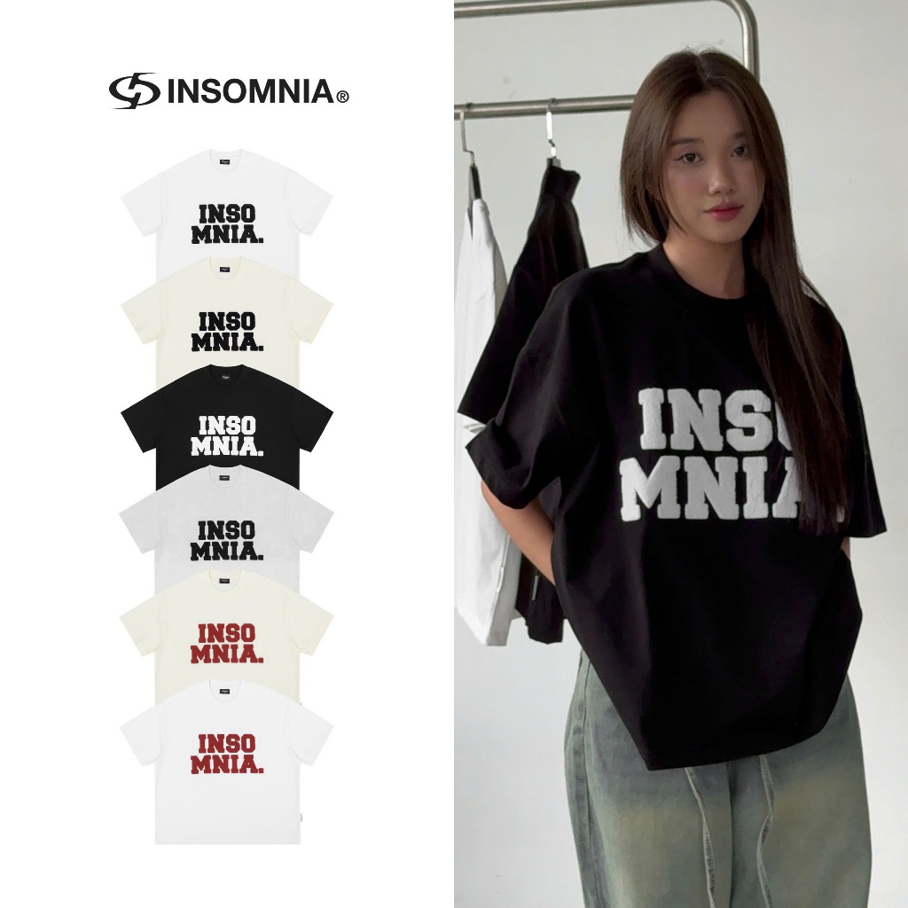 Áo Thun Boxy 280GSM Thêu Xù Ver 1 INSOMNIA Unisex Local Brand - TS026 ...
