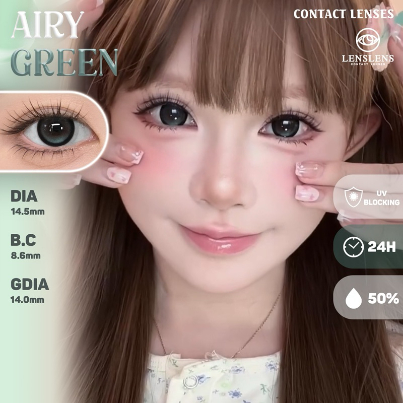 LENS 1 NGÀY] Lens Mắt Kính Áp Tròng Xanh Đen Giãn To Giãn Baby Tự Nhiên ...