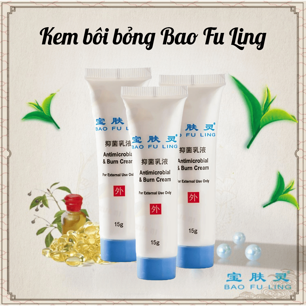 Kem bôi bỏng Bao Fu Ling 15g nội địa trung chính hãng – giảm đau rát ...