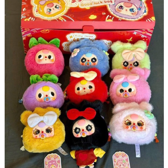 Chính Hãng-Thỏ Samael Ma Thuật, TÚI MAY MẮN BABY THREE-FullBox, Card ...