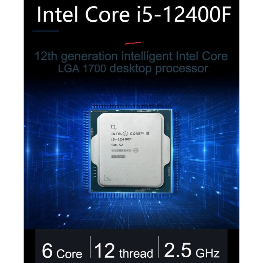 CPU PC I5 12500T / i5 12400f / I5 12400 SOCKET 1700 ... / tặng keo tản ...