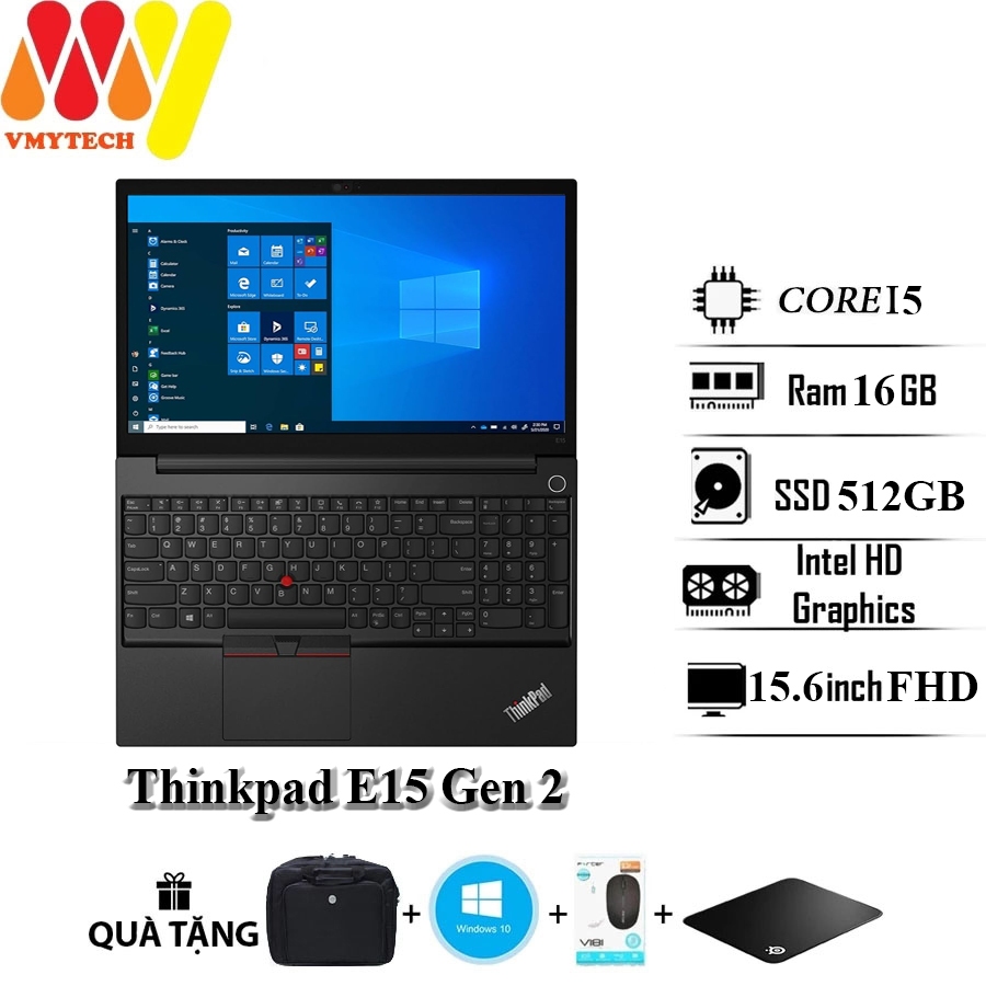 Thinkpad E15 Gen 2, Core i5-1135G7, Ram 16GB, SSD 512GB, 15.6inch FHD ...