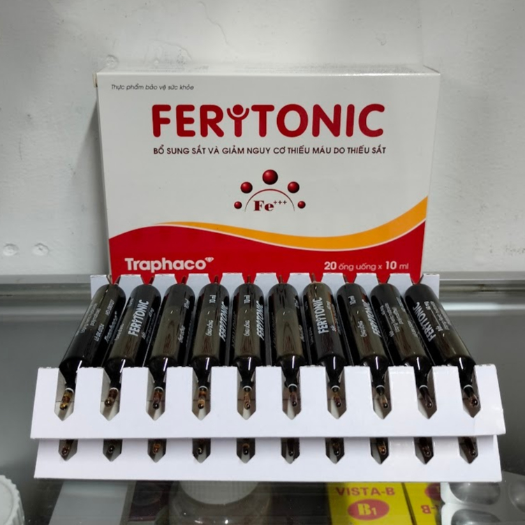 FERITONIC Traphaco Ống Uống Bổ Sung Sắt Cho Bé Và Mẹ Bầu, Giảm Nguy Cơ ...