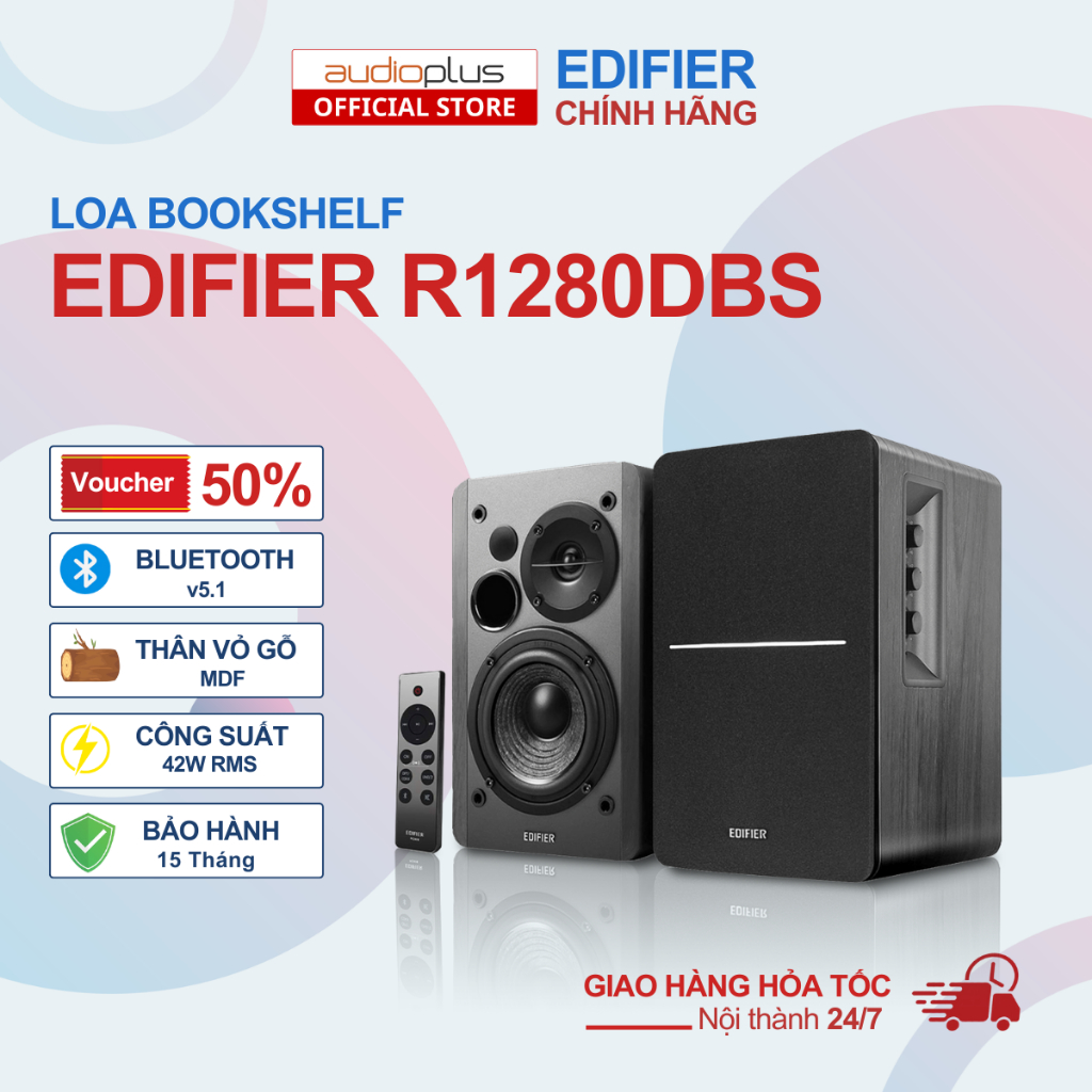 Loa bluetooth Edifier R1280DBs - Công suất 42W - Cổng subout - Điều ...