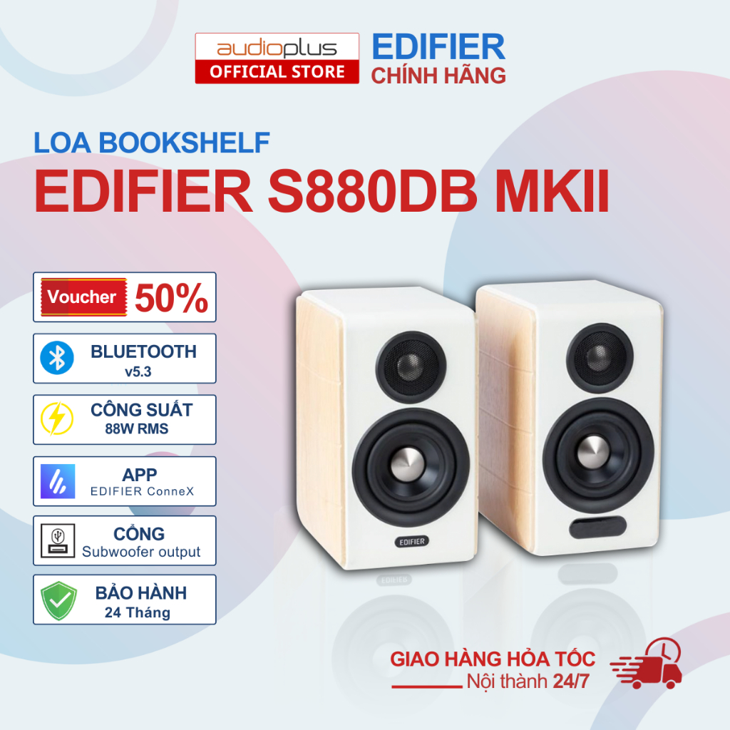 Loa EDIFIER S880DB MKII - Công suất 88W - Bluetooth V5.3 - Điều khiển ...
