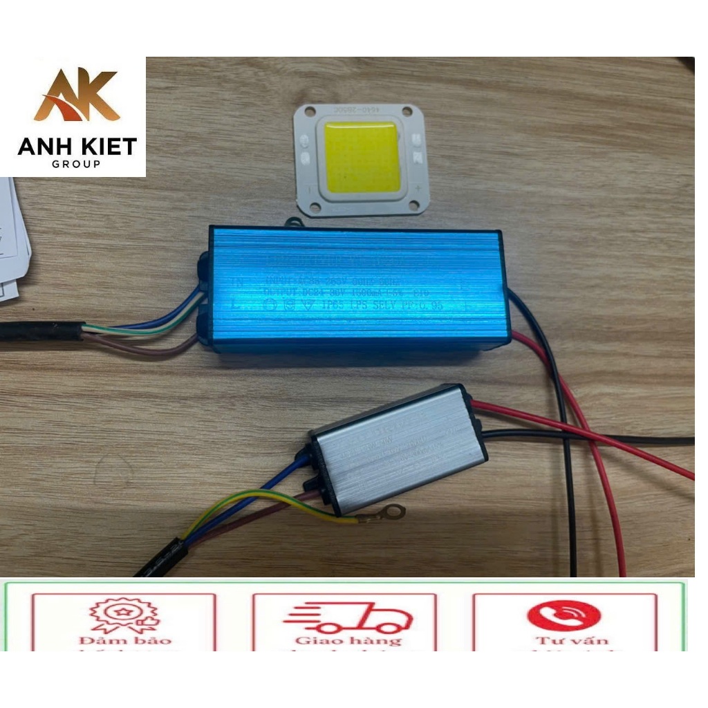 Nguồn 50w, Driver Chip Led 50w Siêu Sáng, Chip Nguồn 50w Philips Cho ...