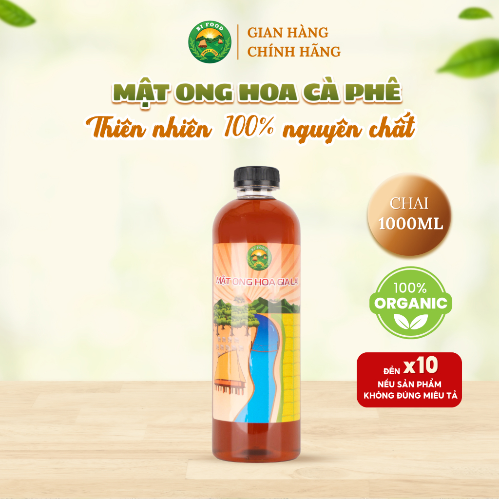 Mật Ong Hoa Cà Phê Nguyên Chất Thiên Nhiên 1000ML | Shopee Việt Nam