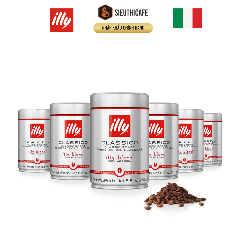[Voucher 10k] Cà Phê Hạt Đã Rang Illy Coffee Medium Roasted Classico ...