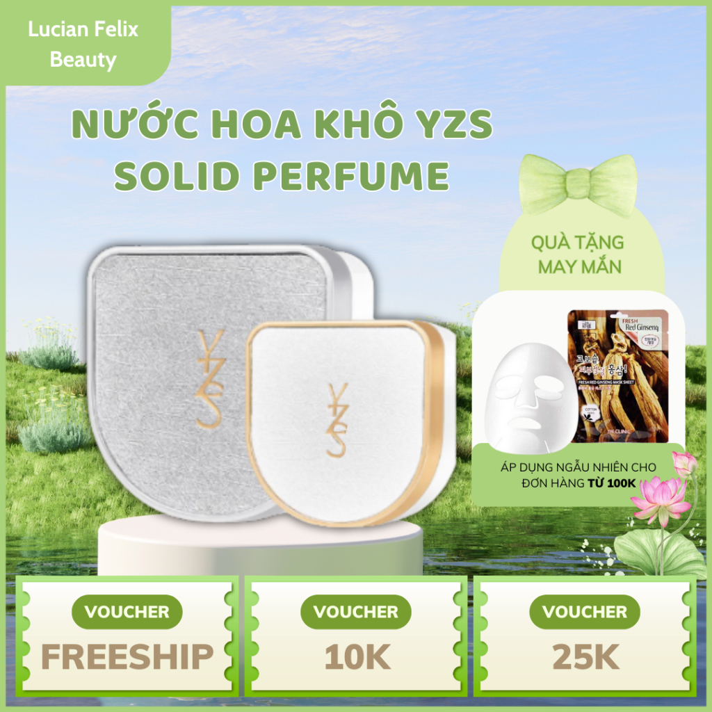 Nước hoa khô YZS Solid Perfume - Nước hoa khô với mùi hương sang trọng, quyến rũ giữ mùi suốt 8 ...
