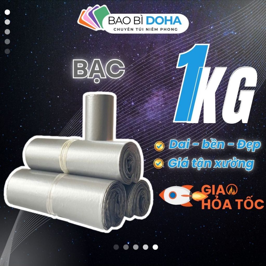 [1KG BẠC] Túi Keo Dán Siêu Bền Nhiều Kích Thước Túi Niêm Phong Siêu Dai ...