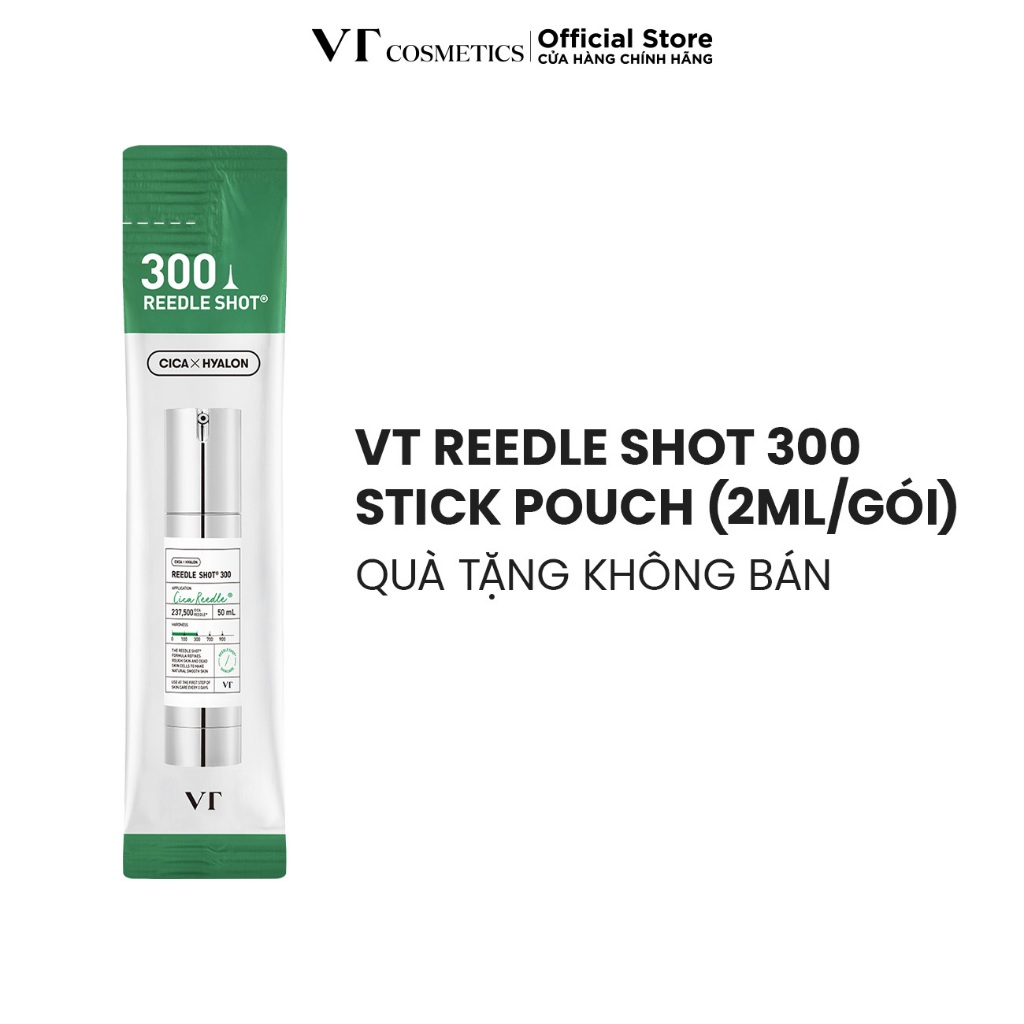 [QUÀ TẶNG KHÔNG BÁN] Gói tinh chất vi kim VT Reedle shot 300 Stick Pouch (2ml/gói) | Shopee Việt Nam