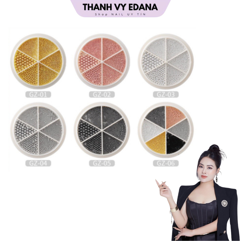 Sét bi trang trí móng, phụ kiện trang trí Nail [Thanh Vy Nail] | Shopee ...