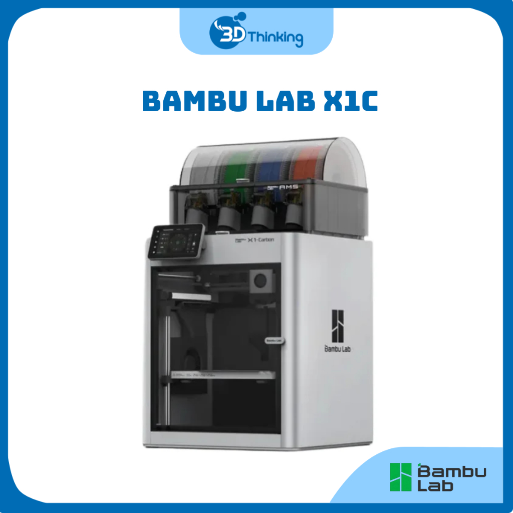 Máy in 3D Nhiều Màu Bambu Lab X1C Chính Hãng Bản Quốc Tế (Hỗ Trợ Kỹ ...