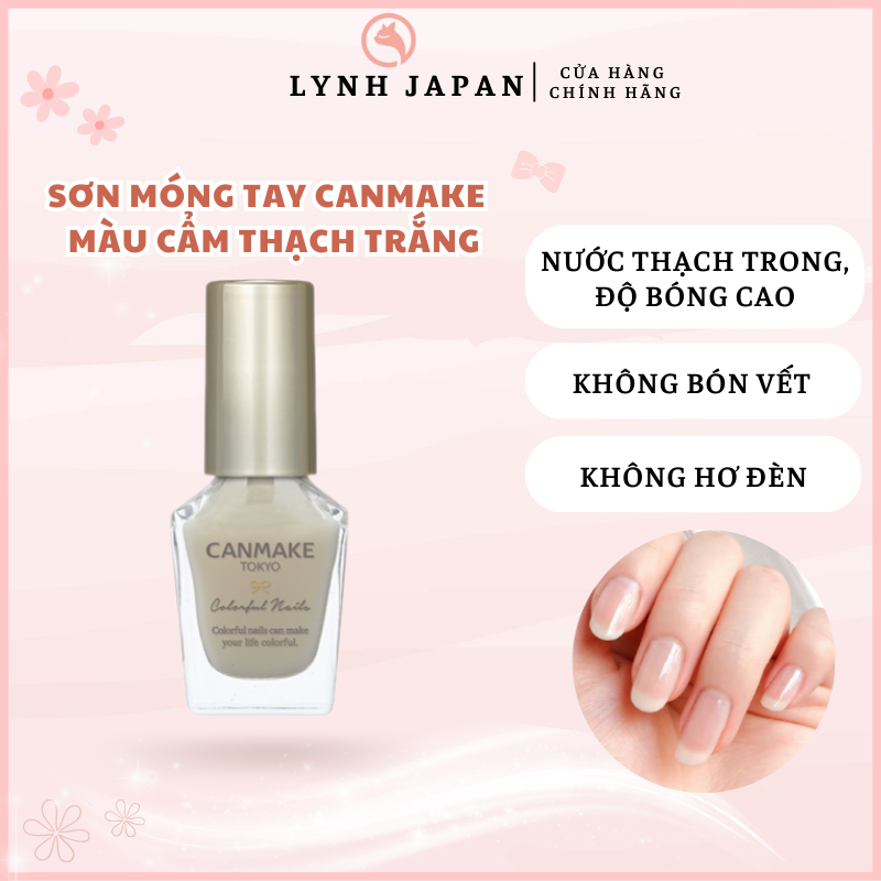 Sơn Móng Tay Canmake Màu N29 Cẩm thạch trắng Nhật Bản | Shopee Việt Nam