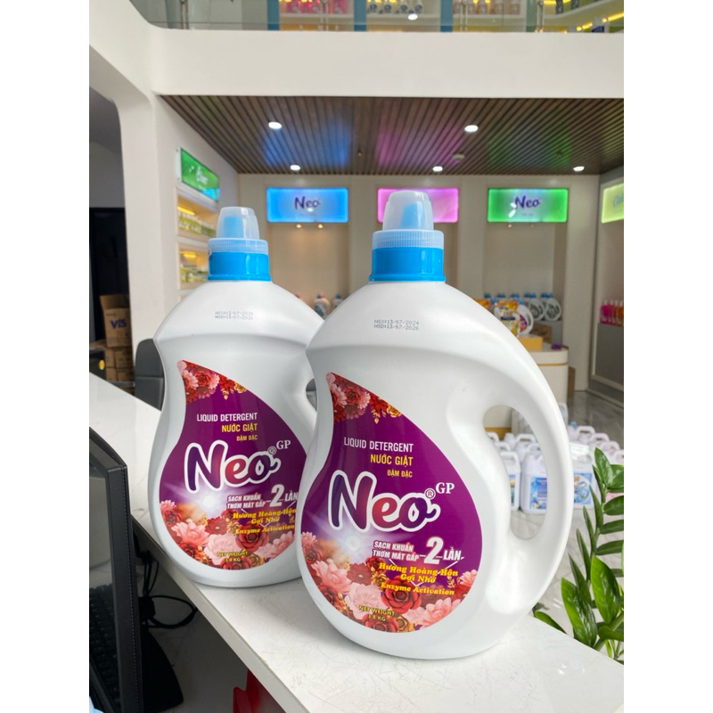 NƯỚC GIẶT NEO GP HƯƠNG HOÀNG HÔN GỢI NHỚ CAN 3,8KG | Shopee Việt Nam