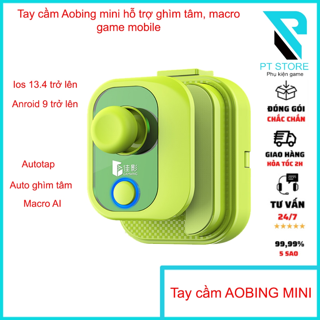 Tay cầm chơi game AoBing Mini - Xài được cả Ios và Anroid - Autotap ...