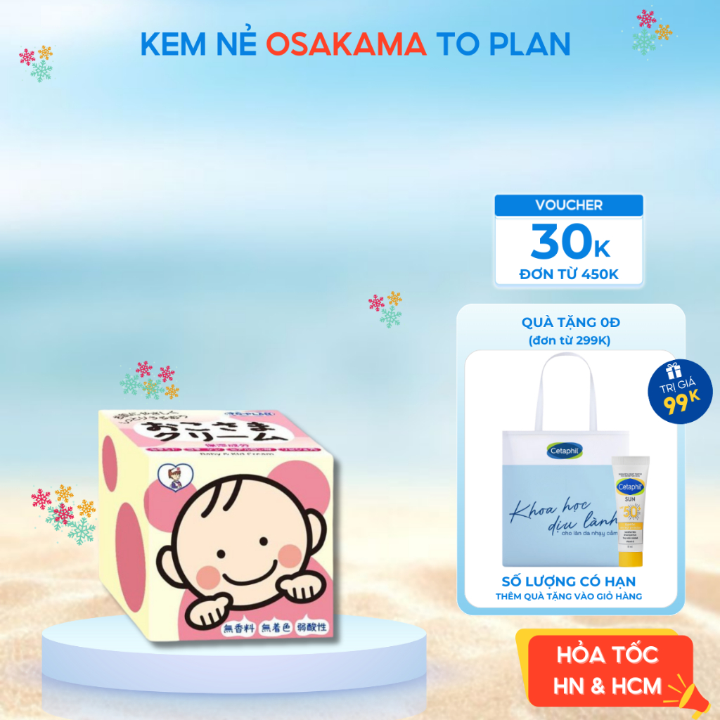 Kem bôi chống nẻ kem nẻ Osakama To Plan 30G Nhật Bản | Shopee Việt Nam