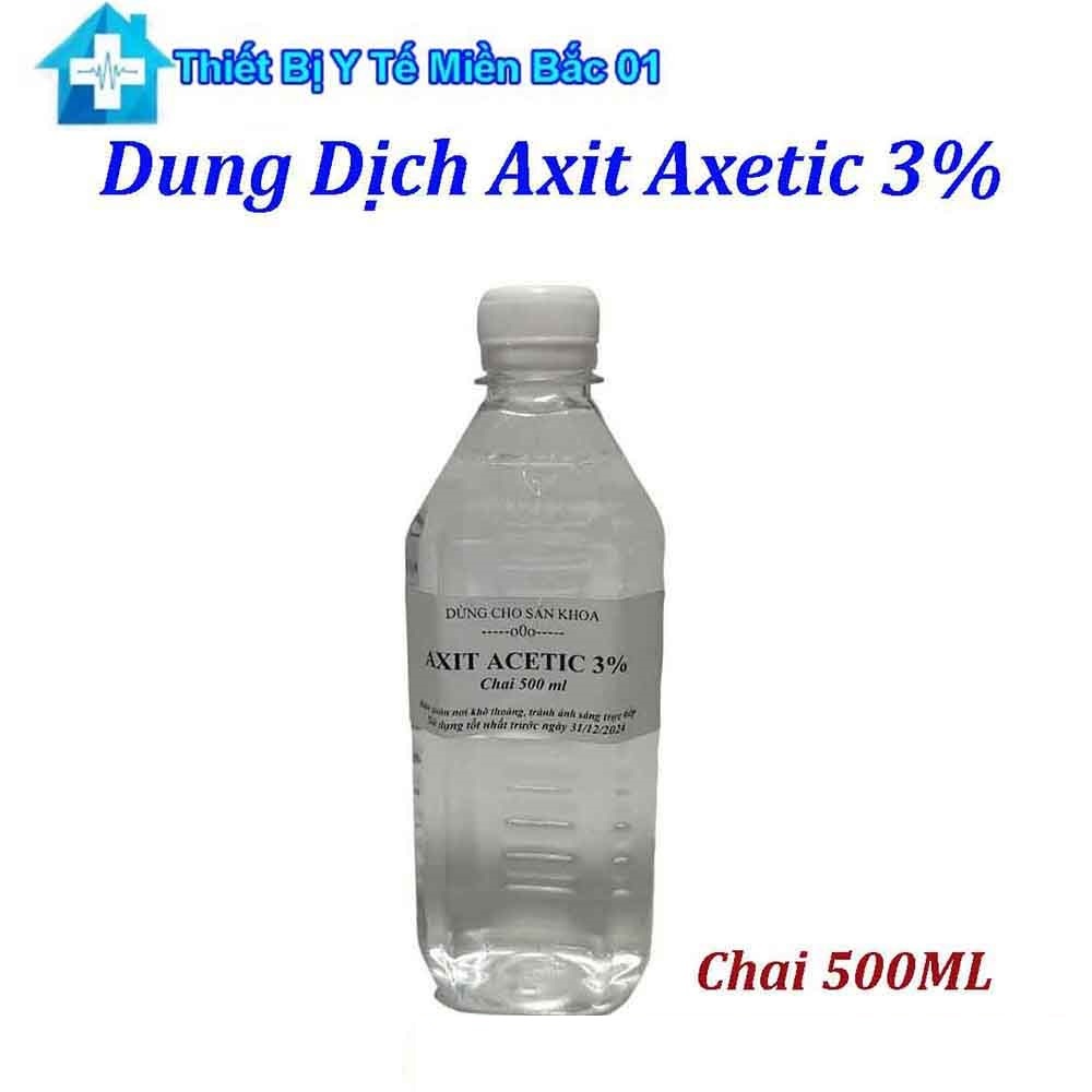 Dung Dịch Axit Axetic 3% Chai 500ml | Shopee Việt Nam