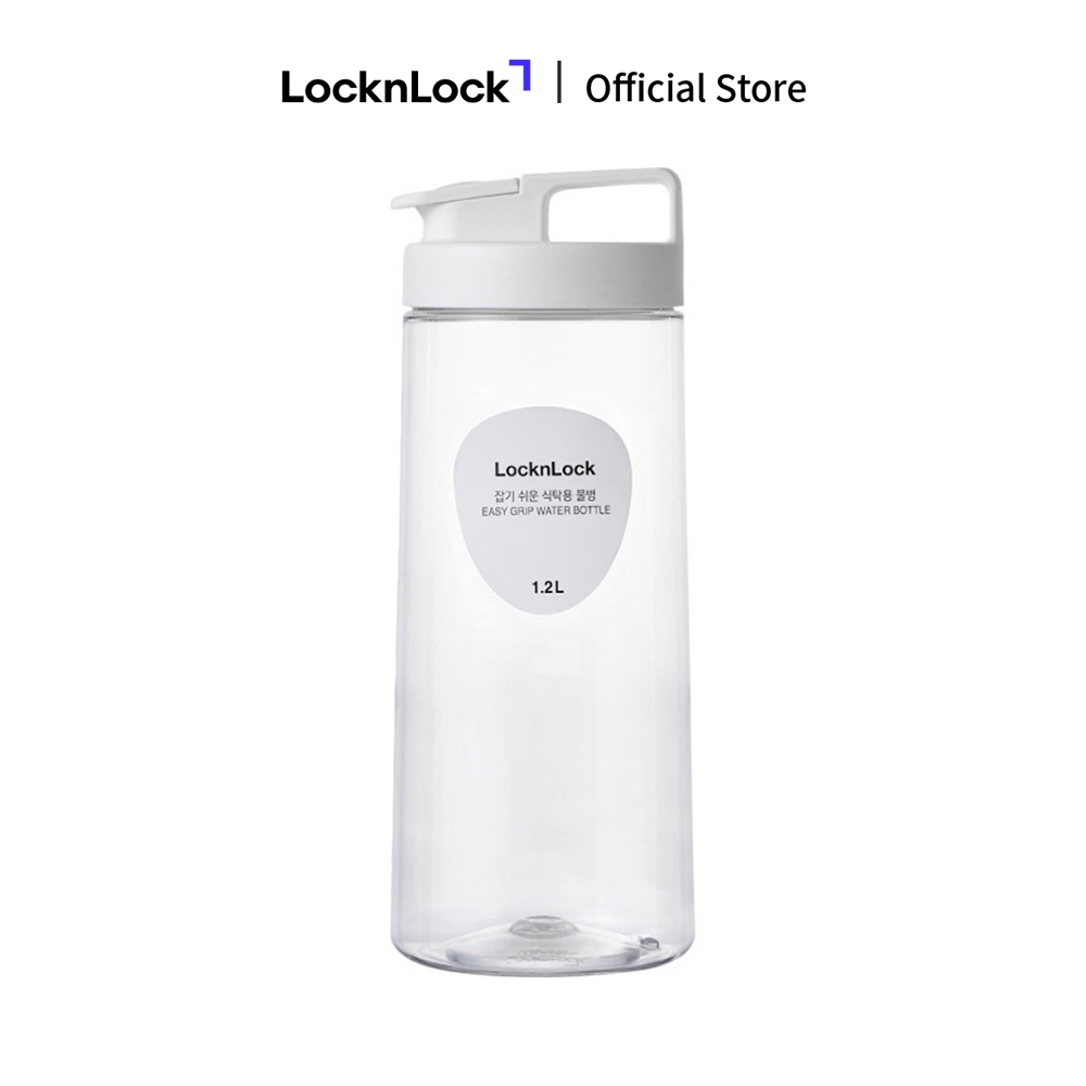 Bình nước nhựa Lock&Lock Easy Grip 1.2L, màu trắng - HAP813WHT | Shopee ...