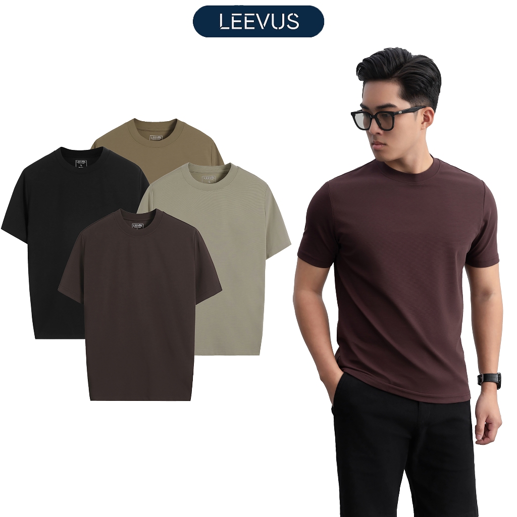 [TẶNG HỘP CHO ĐƠN TỪ 499K] Áo thun nam Ribbed T-shirt thun co giãn thấm ...