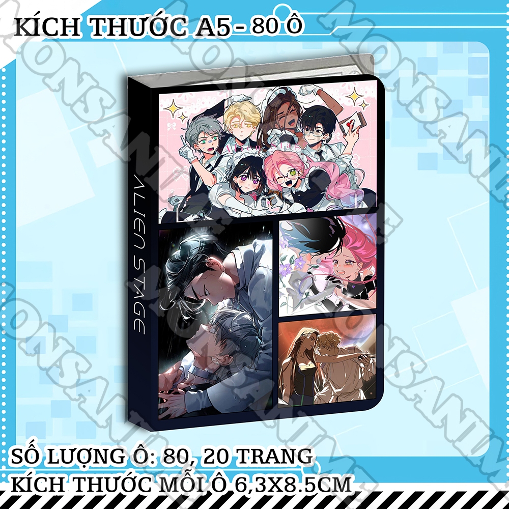 Album A5 đựng card ALIEN STAGE 80 ô sổ binder manga anime xinh xắn ...