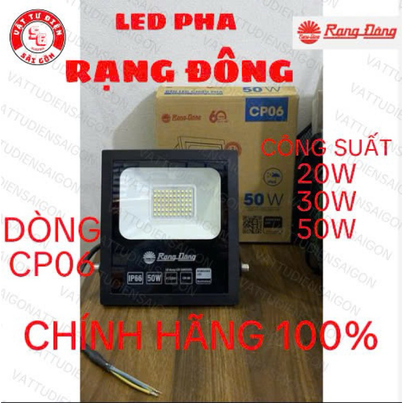 Rạng Đông- Pha Led 10w, 20w, 30w, 50w Model CP06 Chính hãng | Shopee Việt Nam
