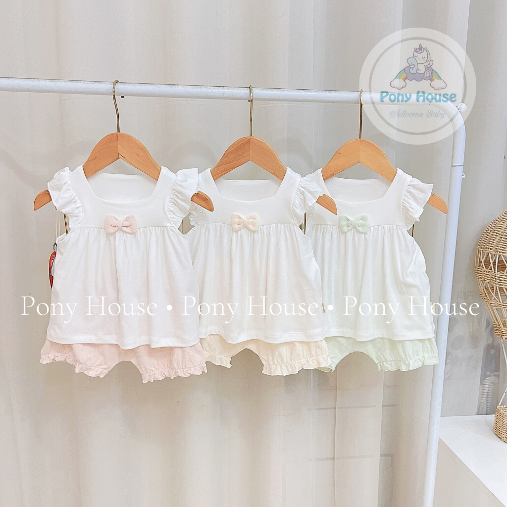 Bộ Ba Lỗ Uala Rogo Chất Petit Siêu Mềm Mát Dễ Thương Cho Bé Gái Mùa Hè ...