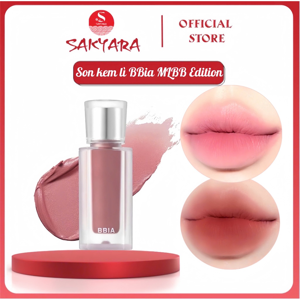 Son Kem Lì BBIA Last Velvet Tint MLBB Edition chất son nhung mịn V47, V48, V49, V50, V51 ...