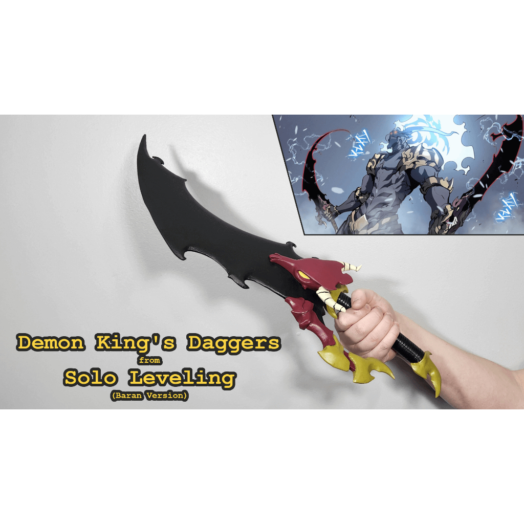 Mô hình Dao cosplay hóa trang Demon king anime Solo leveling Baran ...