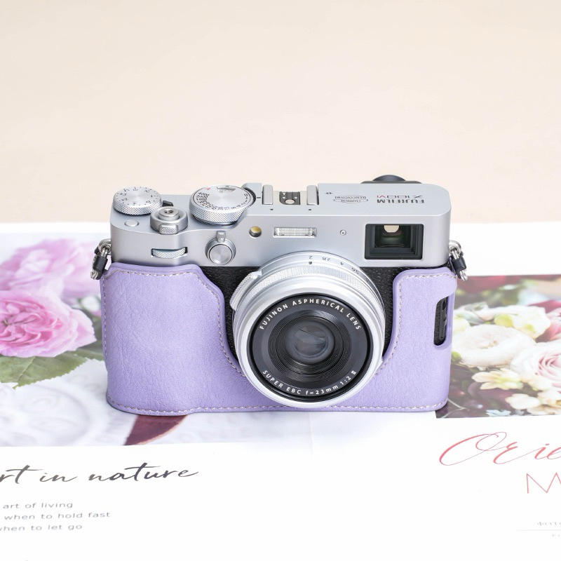 Bao da màu TÍM cho Fujifilm X100VI, XT5, XM5, XT50, XT10, XT20, XT30, XT30ii | Shopee Việt Nam