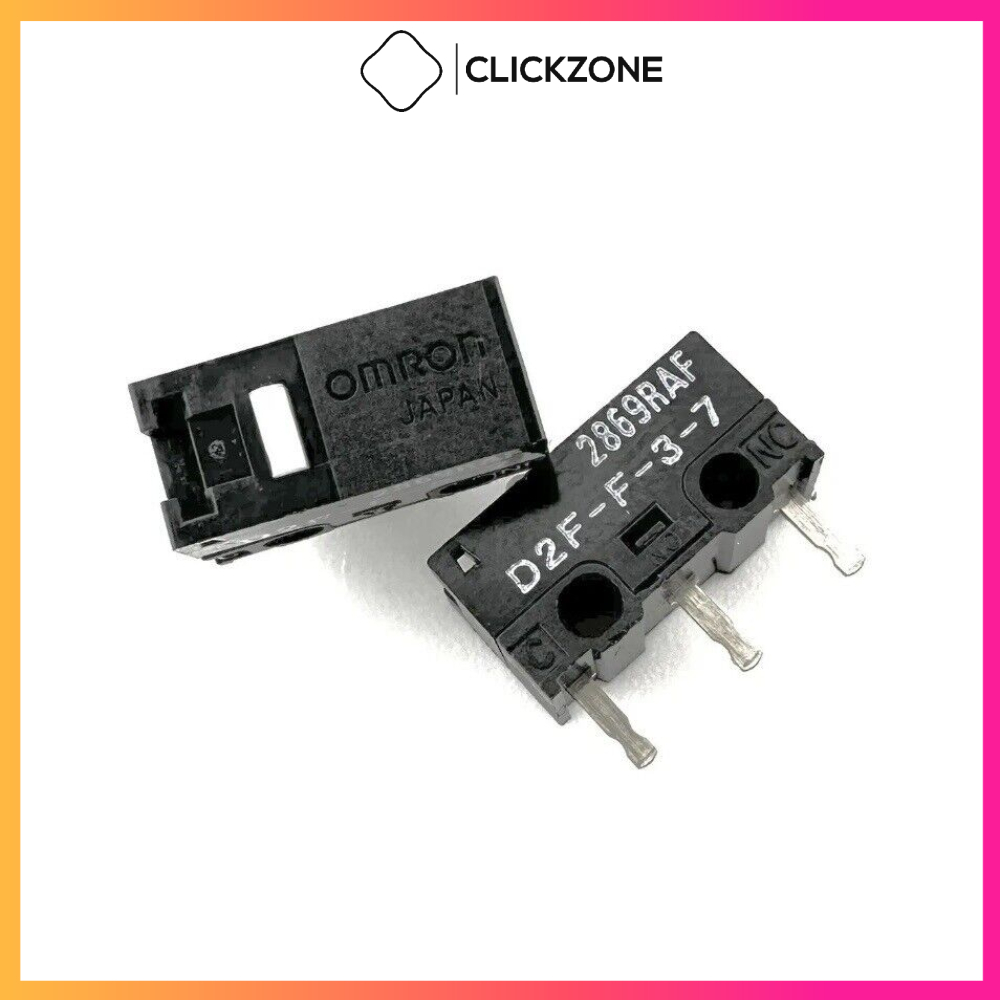 Nút click chuột Omron Japan D2F-F-3-7 | D2F | D2FC-F-K 50M triệu lần nhấn | Switch chuột Omron ...