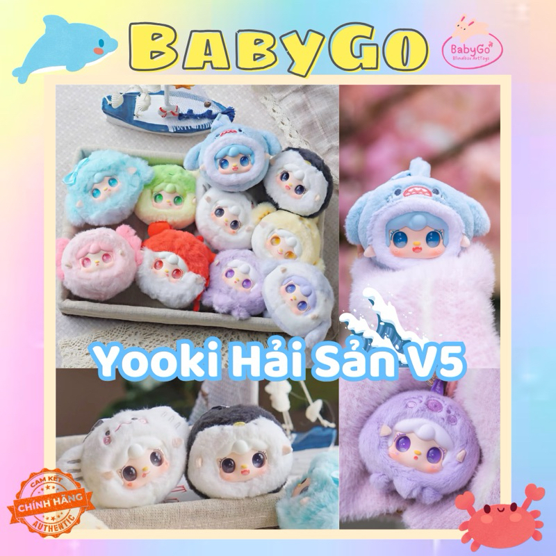 [Hàng Sẵn] Búp Bê Mini Yooki Ocean Baby | Mini Yooki hải sản V6 | Móc ...