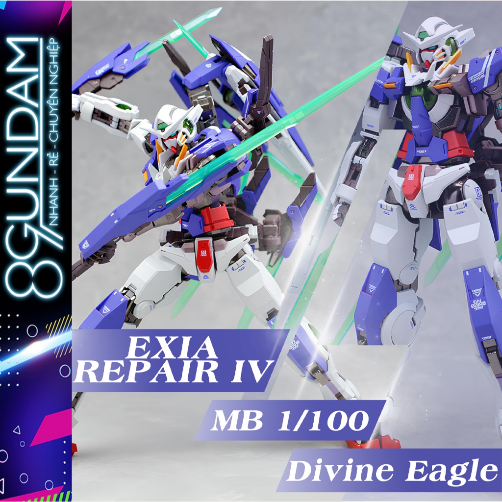 [CÓ SẴN] Mô Hình Ráp Sẵn Metal Build 1/100 Exia Fighter Repair 4 R4 KO ...