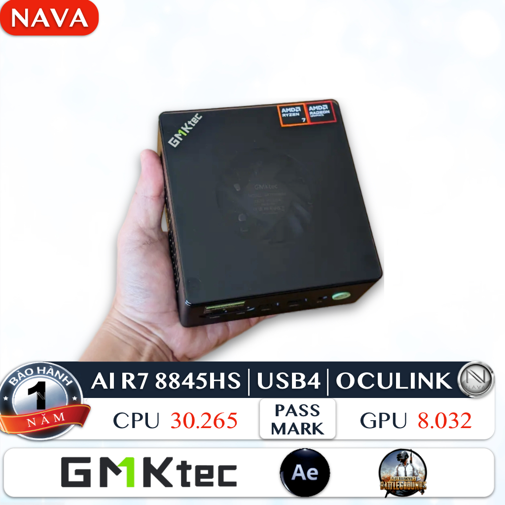 NUCBOX K6 / K8 PLUS+Oculink Ryzen 7 8845HS GMK R7 7840HS Máy Tính AMD Gaming Mini PC eGPU GMKtec ...