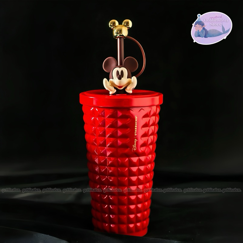 [Authentic Only] STARBUCKS CHINA LY GIỮ NHIỆT DISNEY MICKEY DION COLD ...