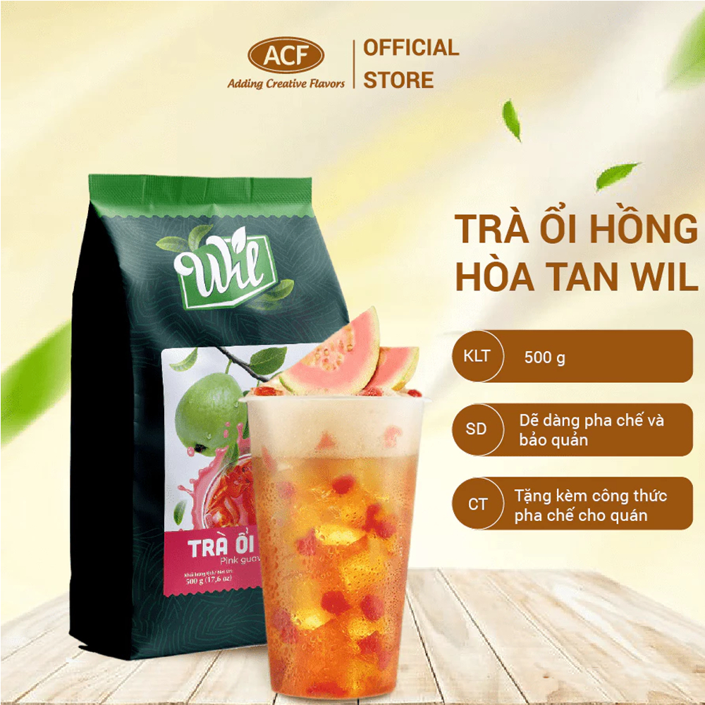 Trà ổi hồng hòa tan Wil - Gói 500g | Shopee Việt Nam