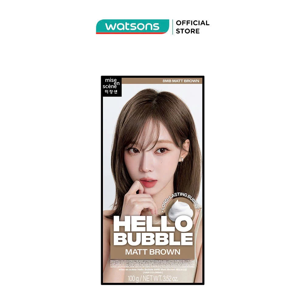 Bọt Kem Nhuộm Tóc mise en scène Hello Bubble 100g | Shopee Việt Nam