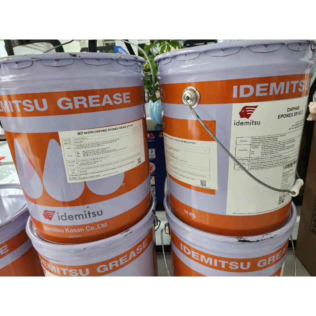 Mỡ Idemitsu Daphne Eponex Grease SR No.2 - 16kg | Shopee Việt Nam