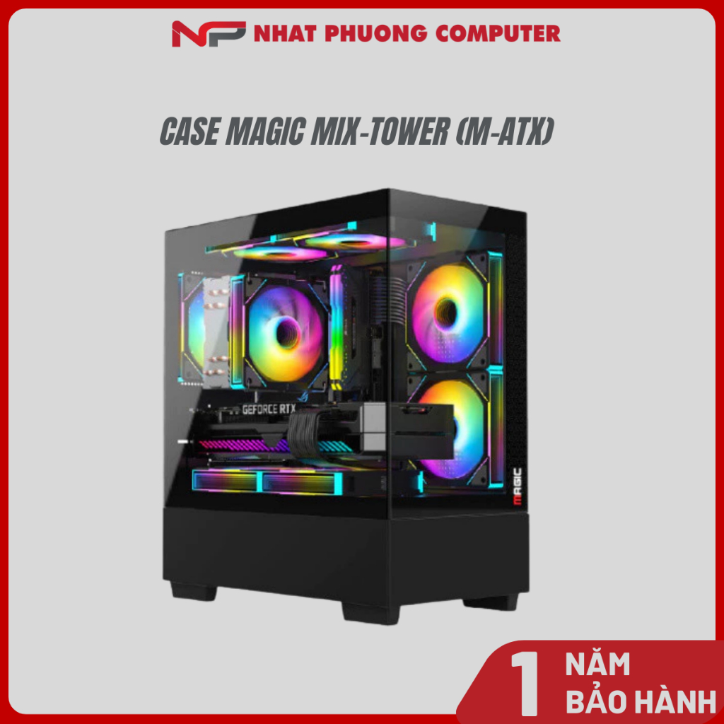 CASE MAGIC MIX-TOWER (M-ATX) - Hàng Chính Hãng | Shopee Việt Nam