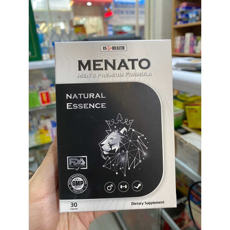 Viên uống hỗ trợ tăng cường sức khỏe phái mạnh MENATO | Shopee Việt Nam