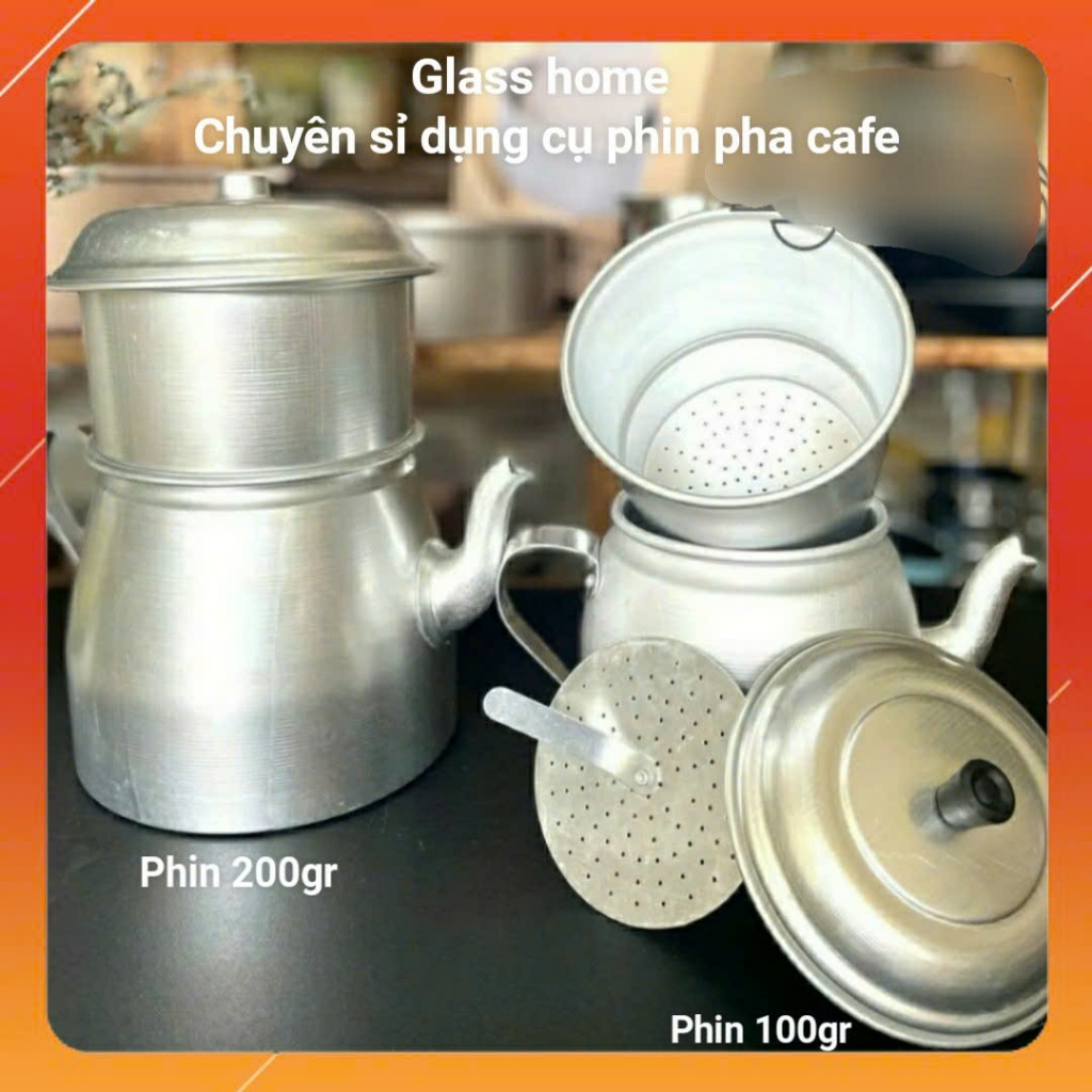 Phin cafe nhôm to 100gram 200gram phin pha coffee Chuyên dùng cho quán cà phê | Shopee Việt Nam