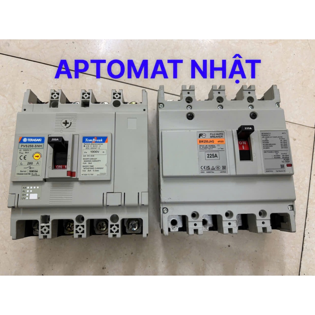 CB NHẬT BẢN 3 PHA 4 CỰC 100A 250A MCCB | Shopee Việt Nam