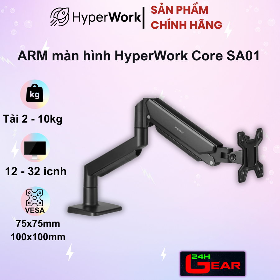 Giá đỡ / Arm màn hình HyperWork Core Arm SA01 Chính Hãng | Shopee Việt Nam